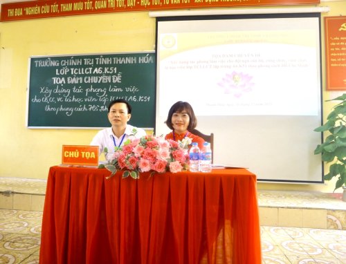 Tọa đàm khoa học “Xây dựng tác phong làm việc cho đội ngũ cán bộ, công chức, viên chức là học ...